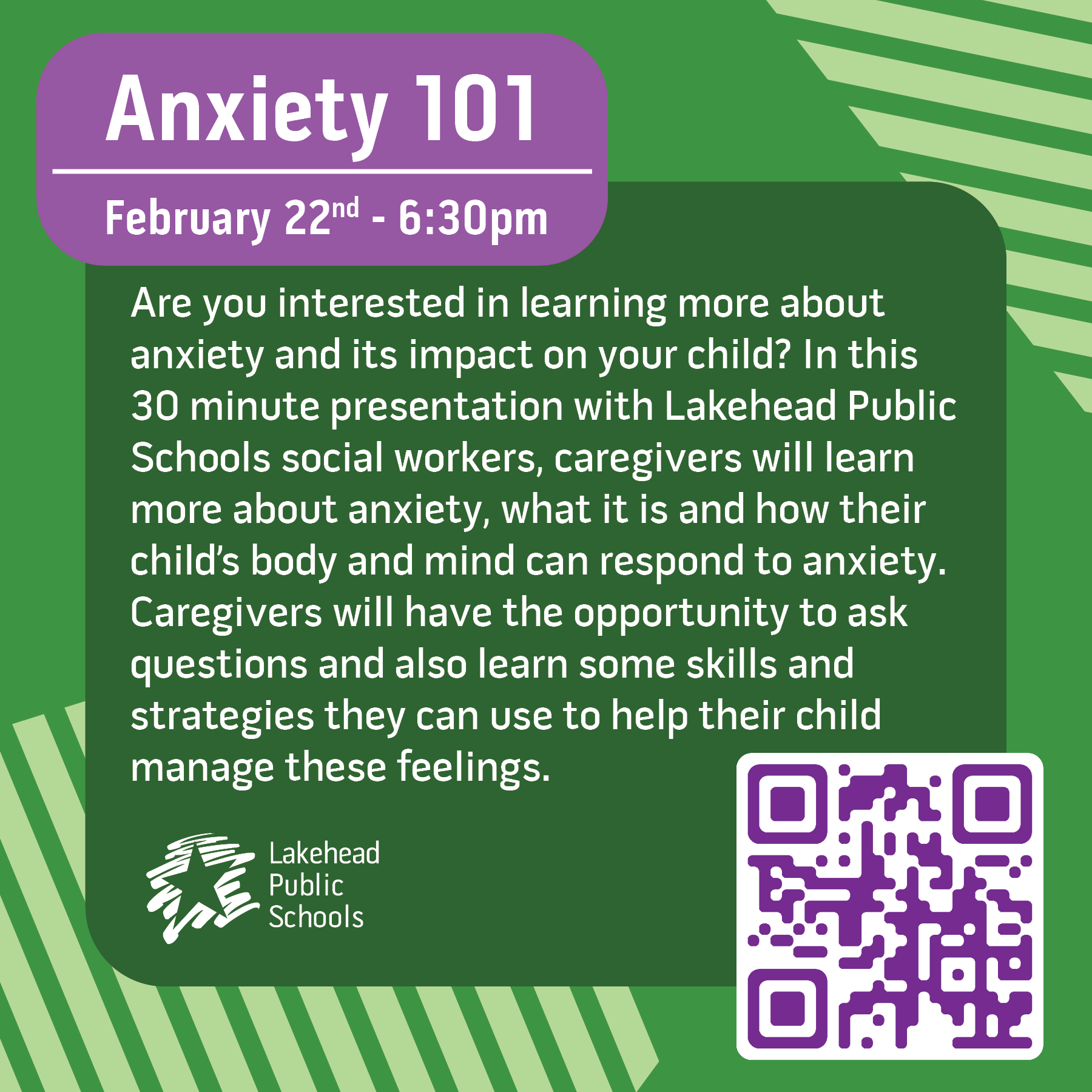 Presentation on Children's Anxiety - Westgate CVI